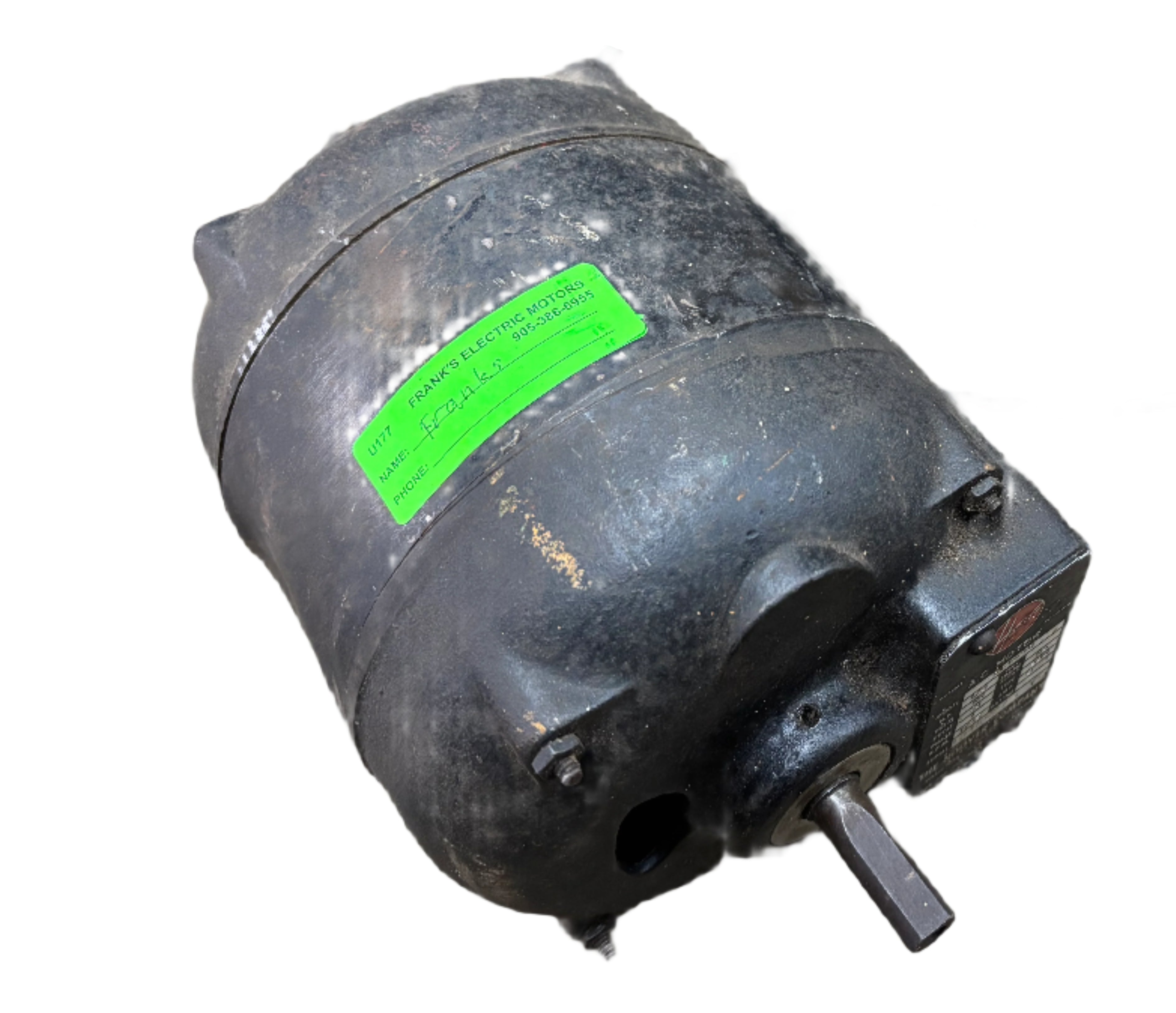 U177 - 1/3 HP 1725RPM 115V Hooner TEAO – Franks Electric Motors and ...